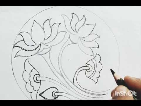 Lotus flower Alekhan Design#drawing - YouTube