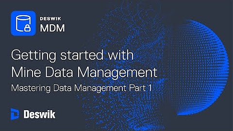 Mastering Data Management with Deswik.MDM - YouTube