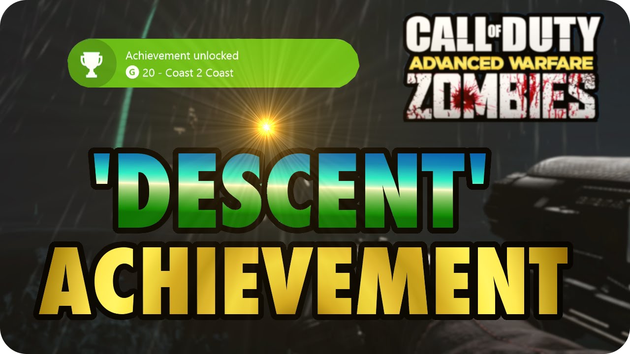 COD AW DESCENT Coast To Coast Achievement Guide (Advanced Warfare Exo ...