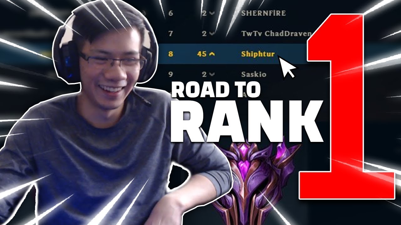 Shiphtur | ROAD TO RANK 1!!! | 200 IQ PLAYS - YouTube
