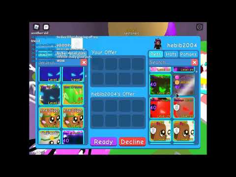 showing off my friend bgs inventory - YouTube