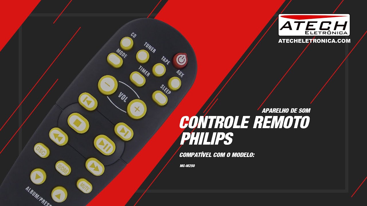 Controle Remoto Philips LE-7899 / LE7899 (780338) - YouTube