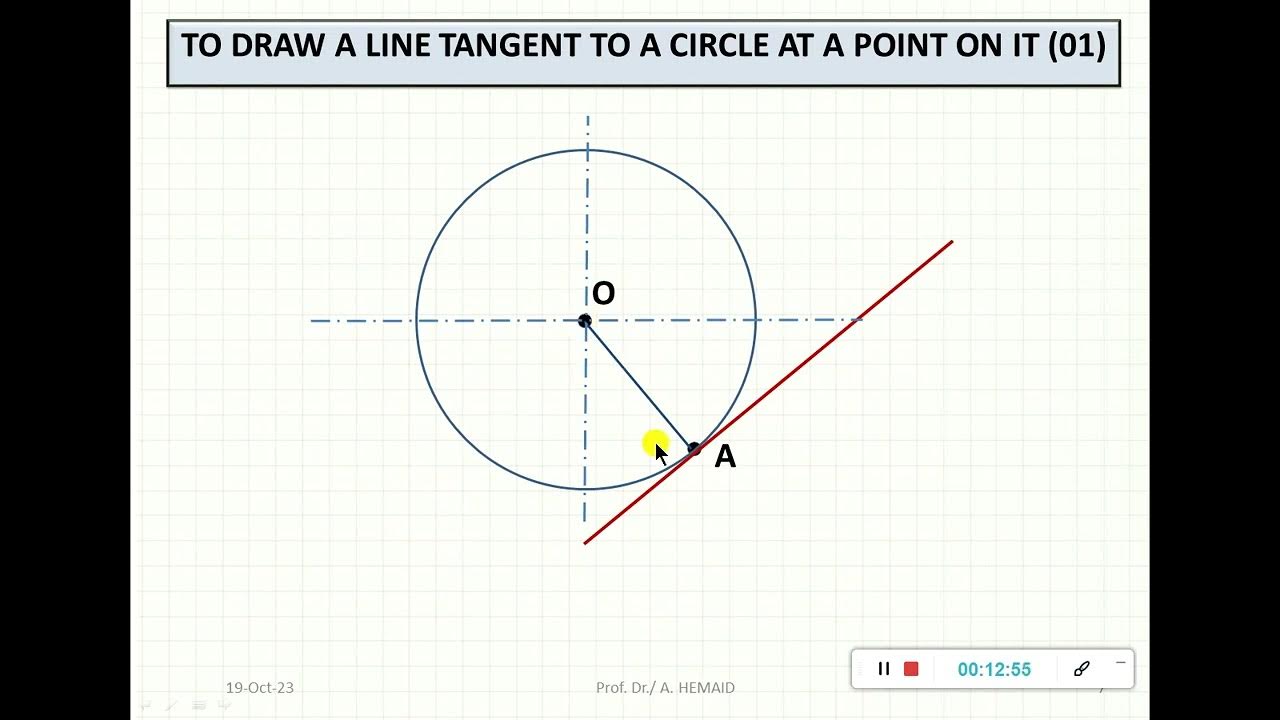 TANGENCY LINES & CIRCLES - YouTube