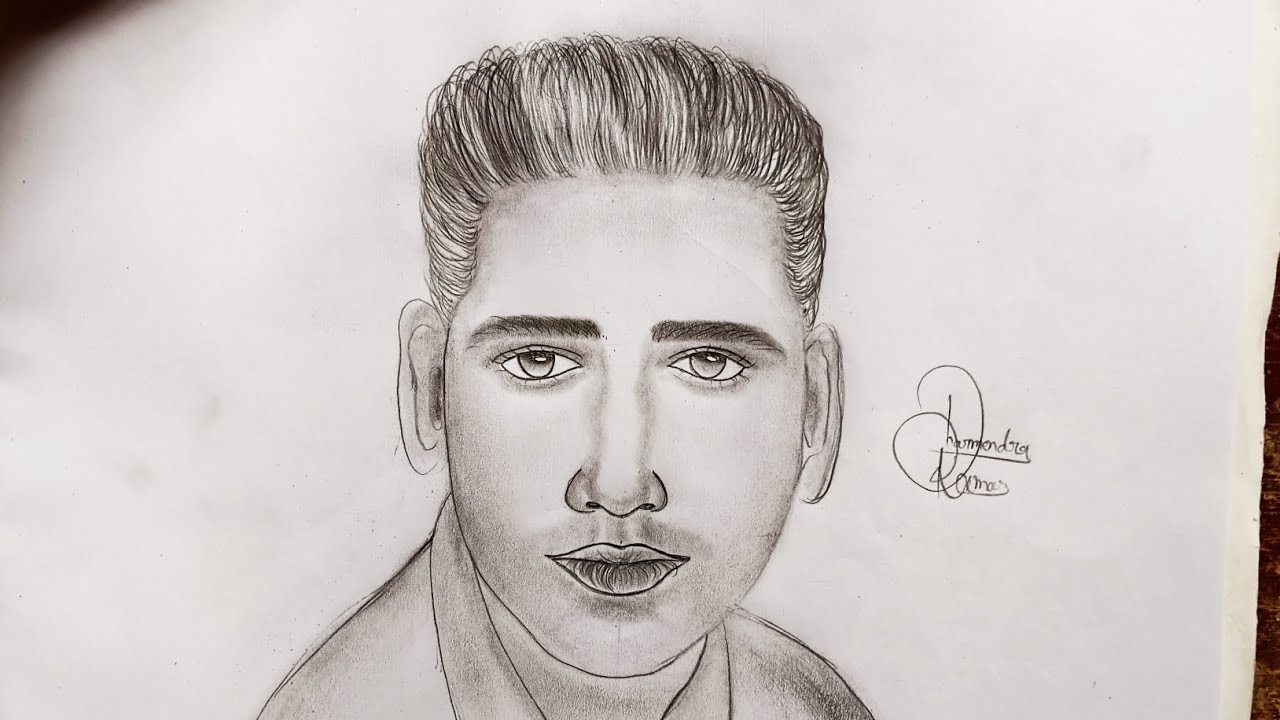 How to draw a boy drawing step by step || ladka banana sikhe - YouTube