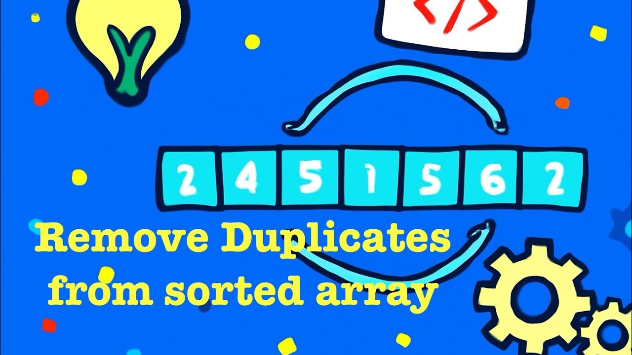 26. Remove Duplicates from Sorted Array | Leetcode | Striver A2Z ...