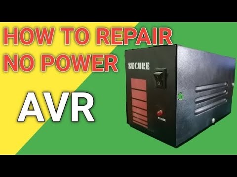 HOW TO REPAIR AUTOMATIC VOLTAGE REGULATOR (AVR) - YouTube