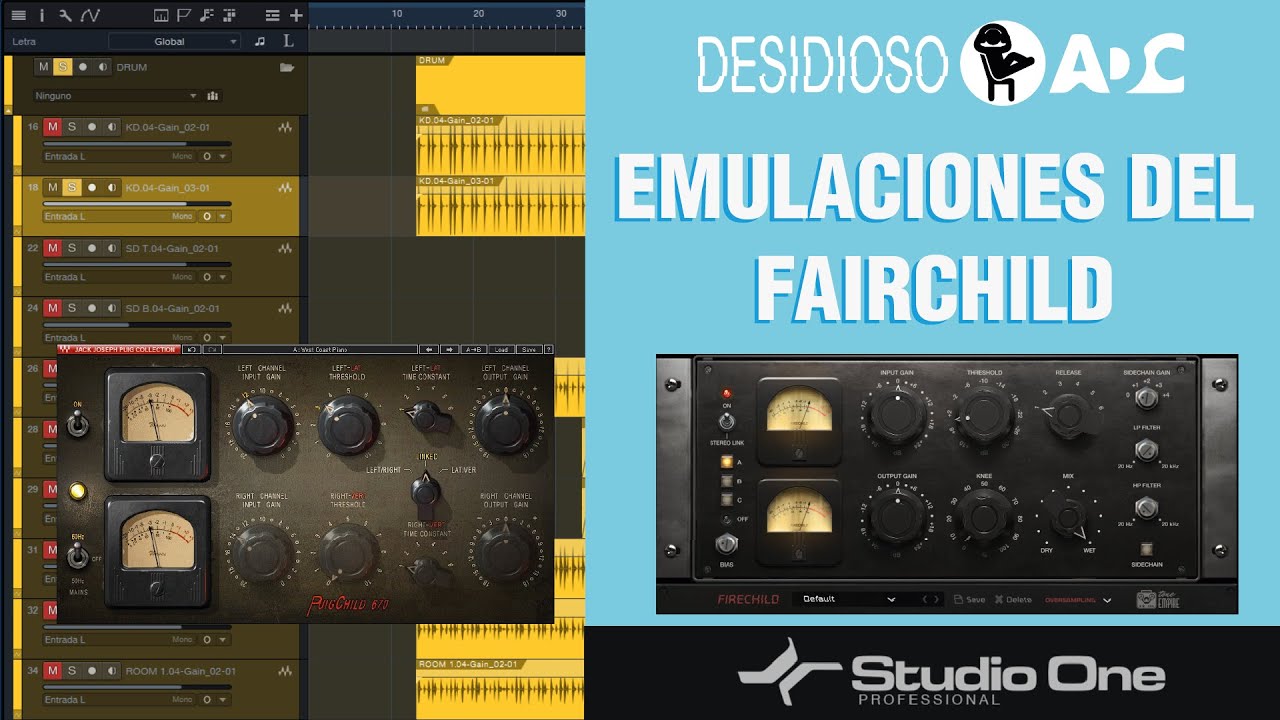 Comparación de puigchild 670 (Waves) y el Firechild (Tone Empire) en el ...