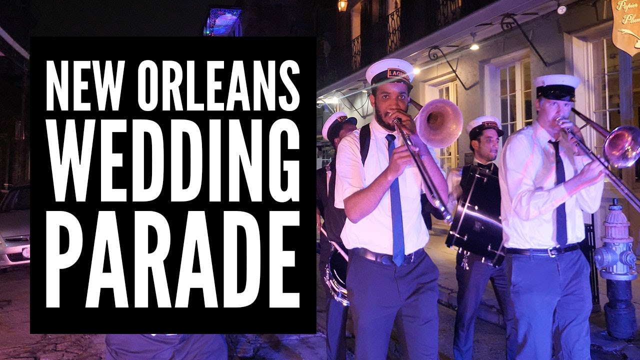New Orleans Wedding Parade: Lagniappe Brass Band - YouTube