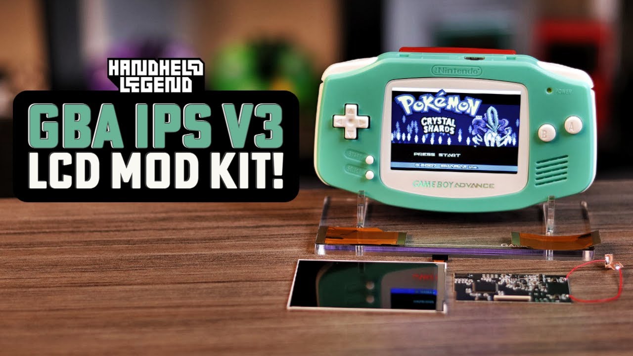 A Beginners Guide To The Gameboy Advance IPS V3 Kit - YouTube