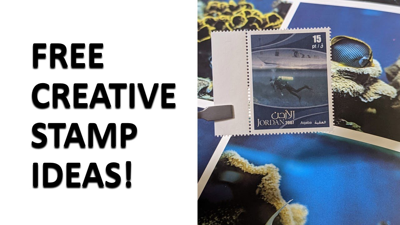 5 FREE CREATIVE Ideas For Your Stamp Collection - YouTube