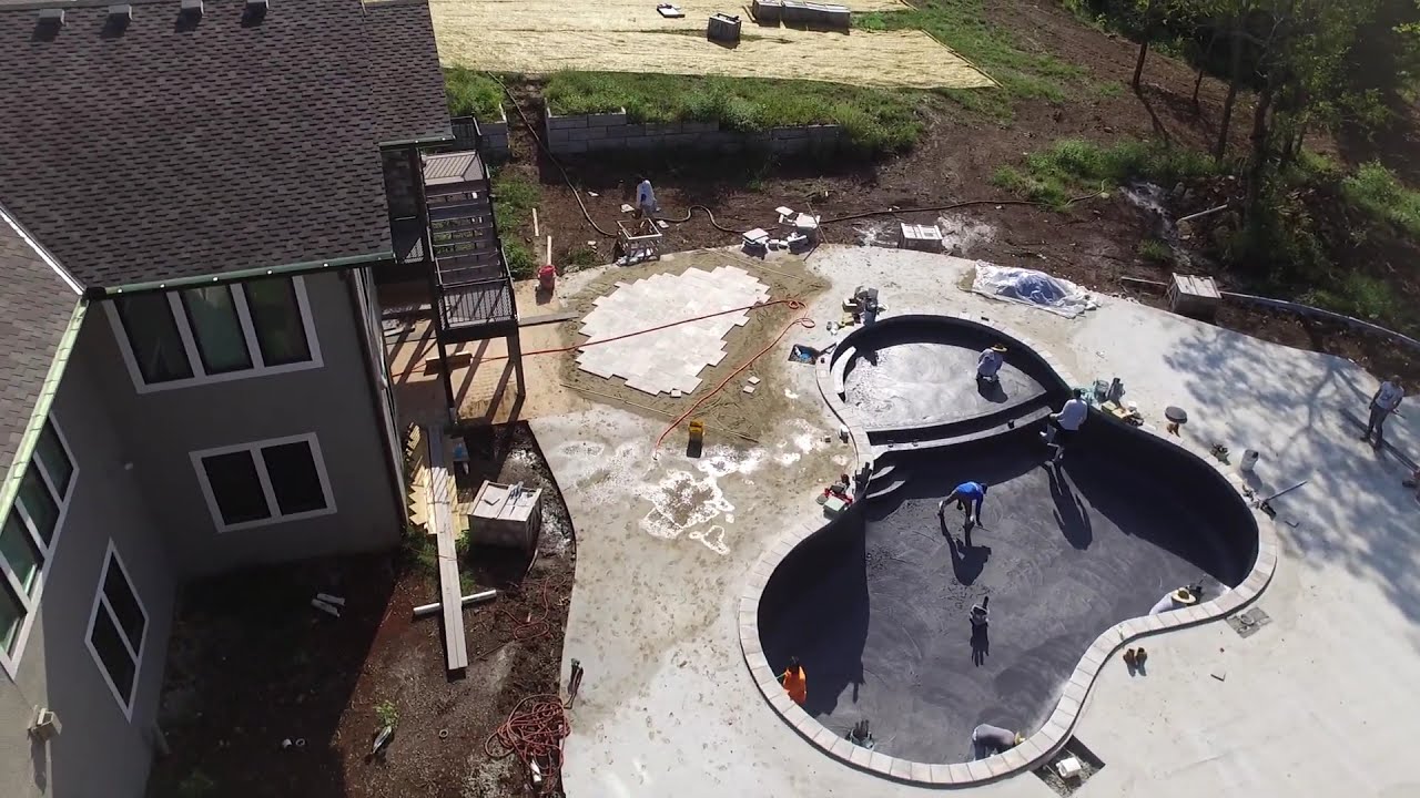 Kansas Pool Black Plaster - YouTube