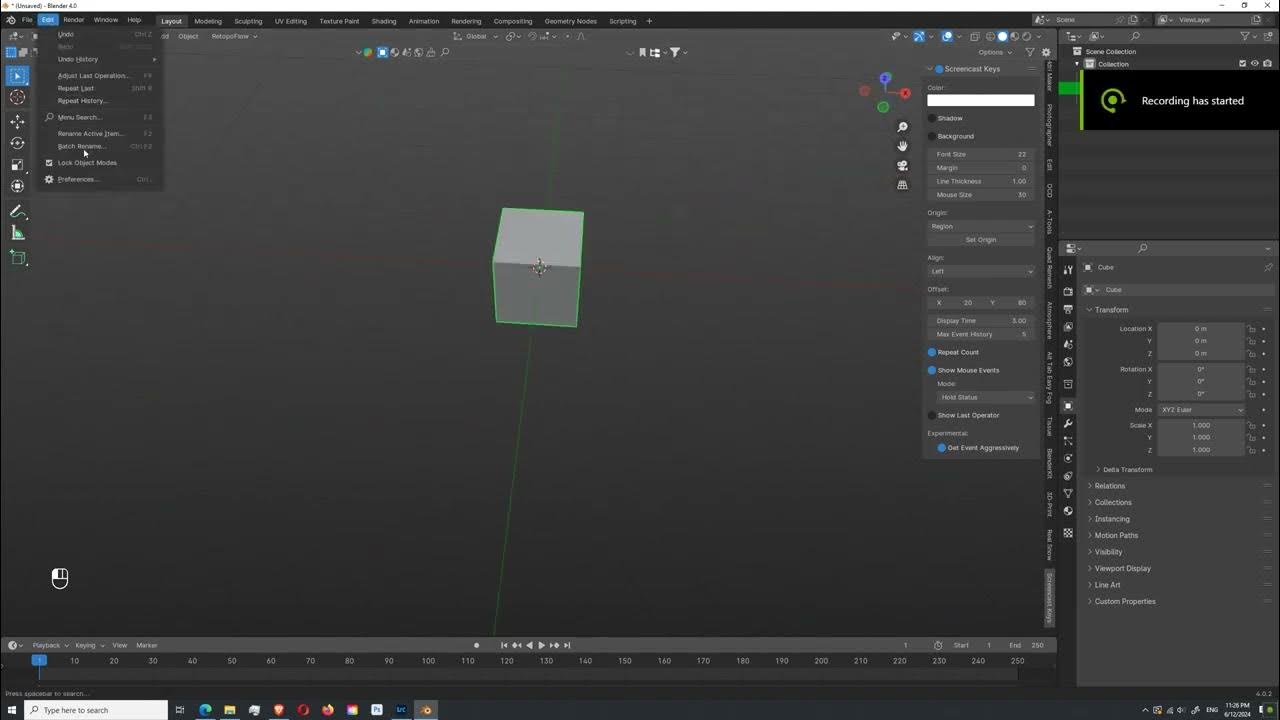 Blender Tutorial: How to Orbit Around a Selection - YouTube