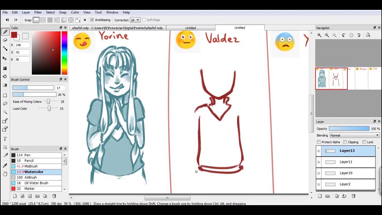 Doodles - Firealpaca Speedpaint • - YouTube