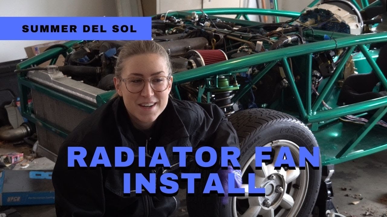 Exocet Radiator fan install - YouTube