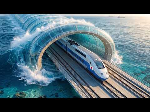 How Japan Built an Underwater Bullet Train Tunnel Beneath the Ocean (Full Process)