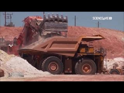 Dev Makineler Komatsu Kamyon 1080p