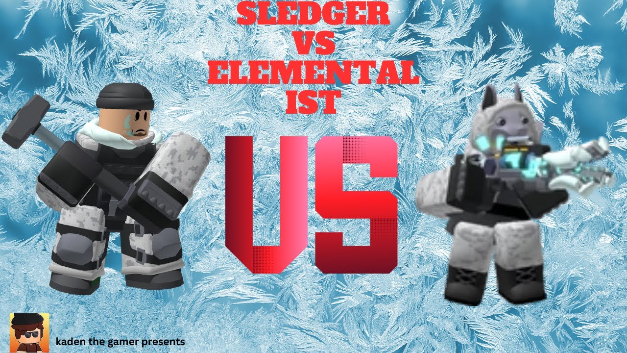 Roblox Tower defense Simulator sledger vs Elementalist. - YouTube