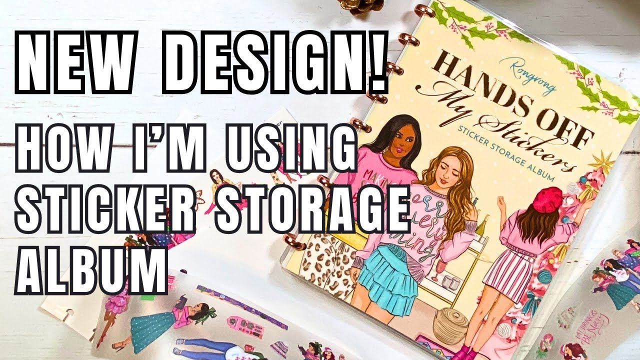 How I'm Using New Sticker Storage Album from Rongrong/ Organizing ...