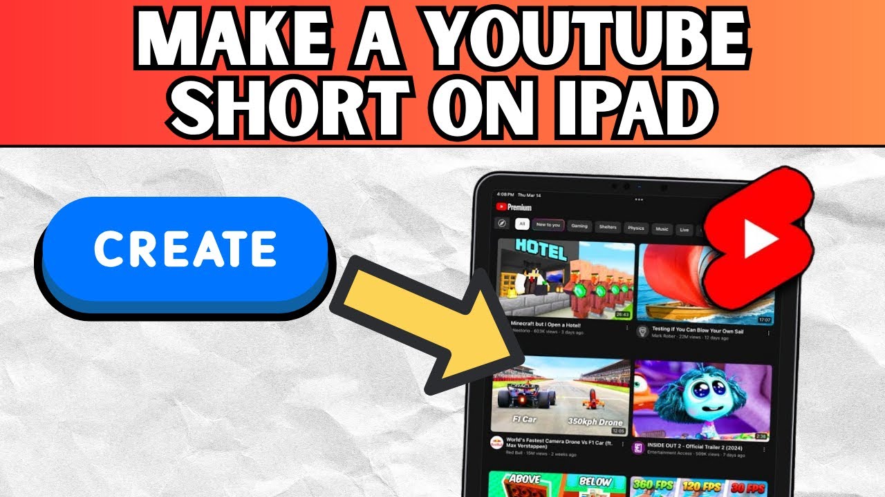 How To Make a YouTube Short on iPad (Record + Upload 2025) - YouTube