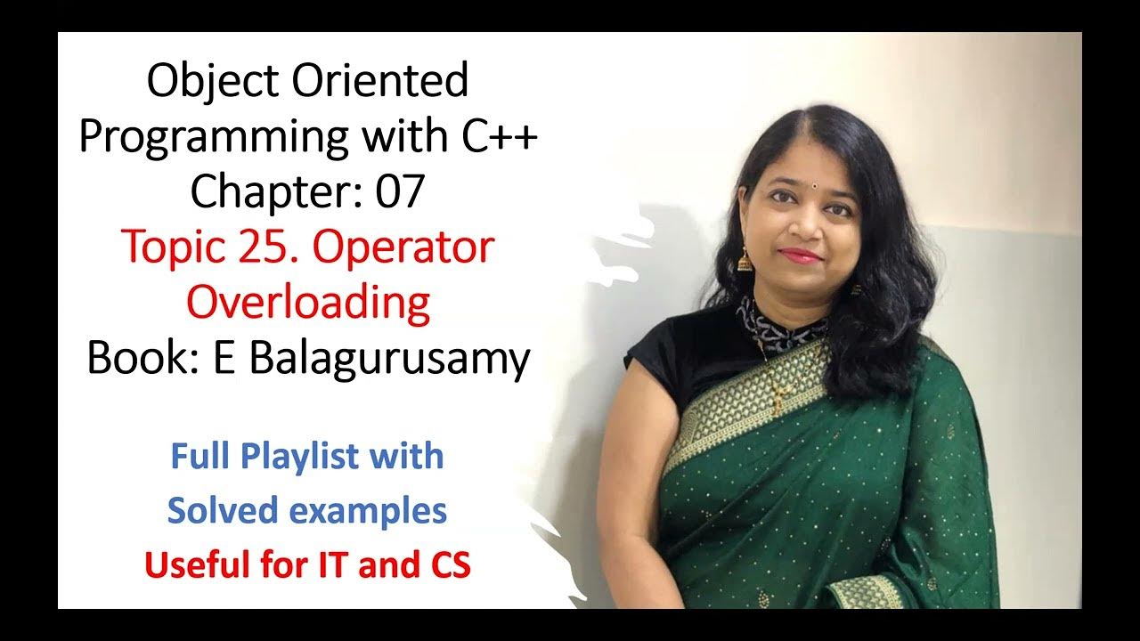 25 Operator Overloading - YouTube