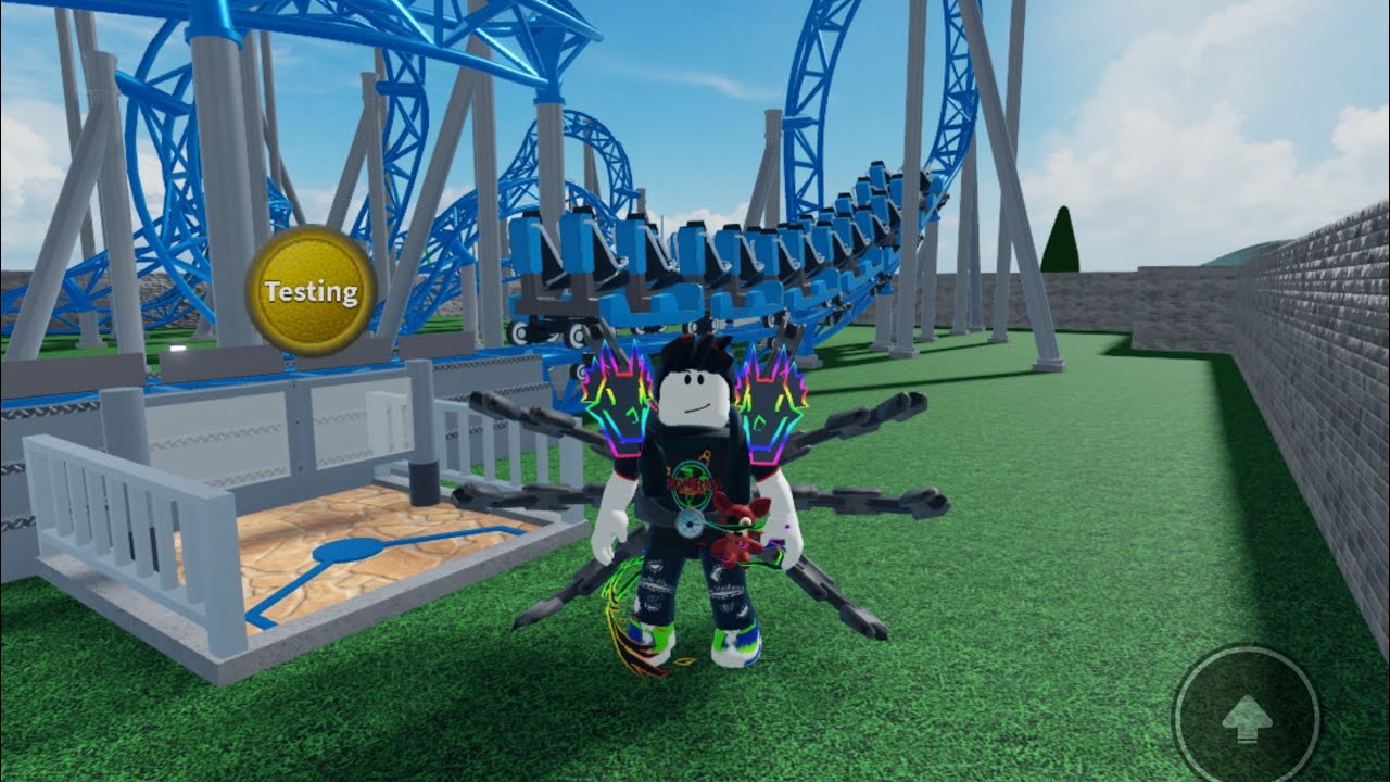 Andy plays theme park tycoon 2 on Roblox - YouTube