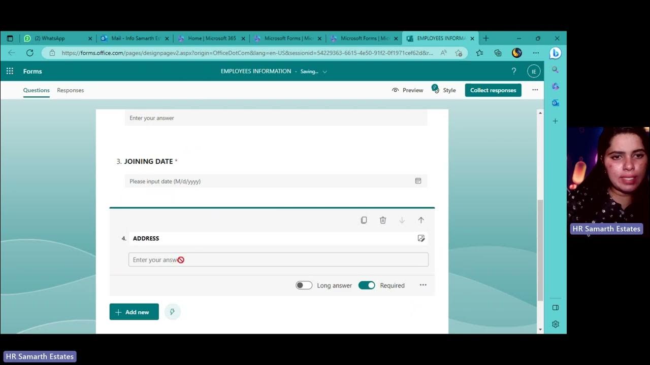 How to make Microsoft form - YouTube