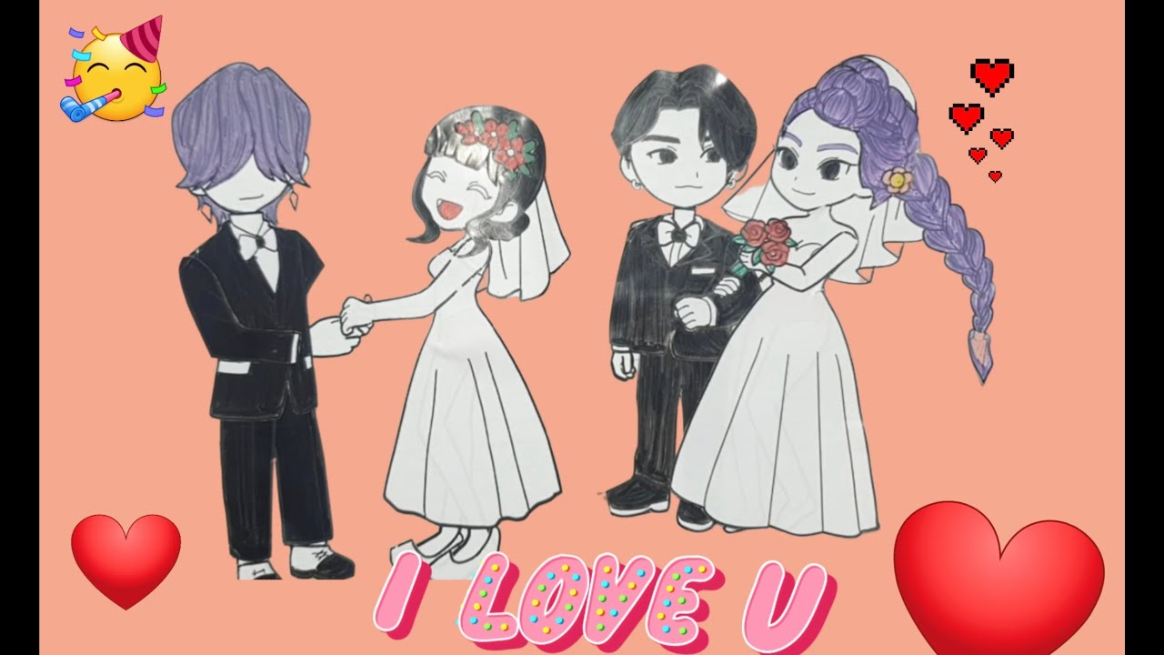 Kpop Demon Hunter Happy Ending -nhãn dán sticker rumi, junu, mira, zoey ...