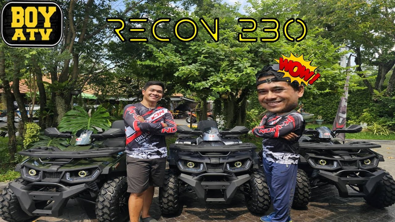 เปิดตัวใหม่ล่าสุดATV 230cc จากค่ายklion - YouTube