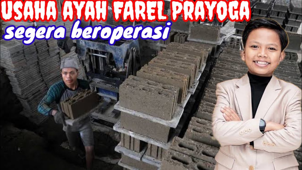 update terbaru pembangunan pabrik batako farel Prayoga - YouTube