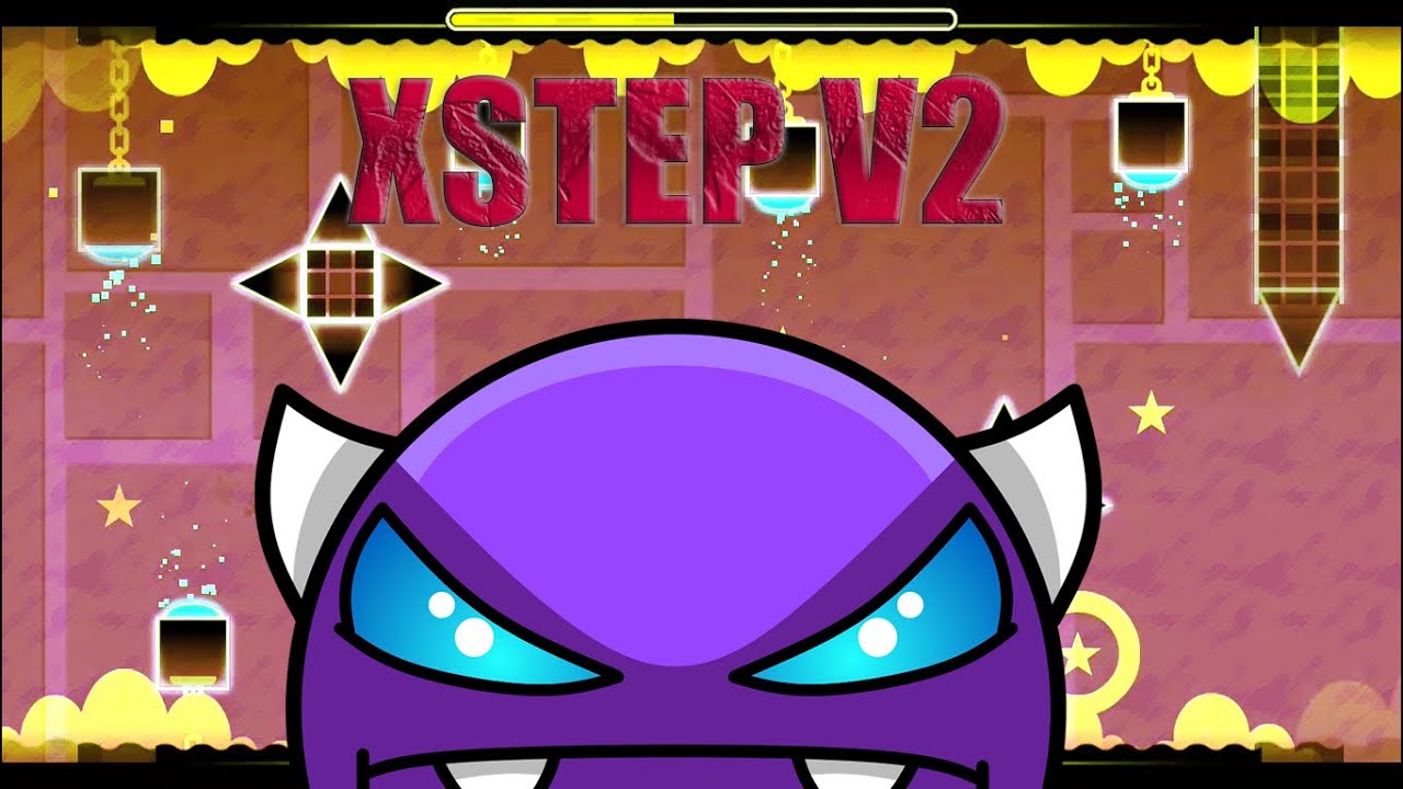 Xstep V2 100% By Neptune Geometry dash (Easy Demon) - YouTube