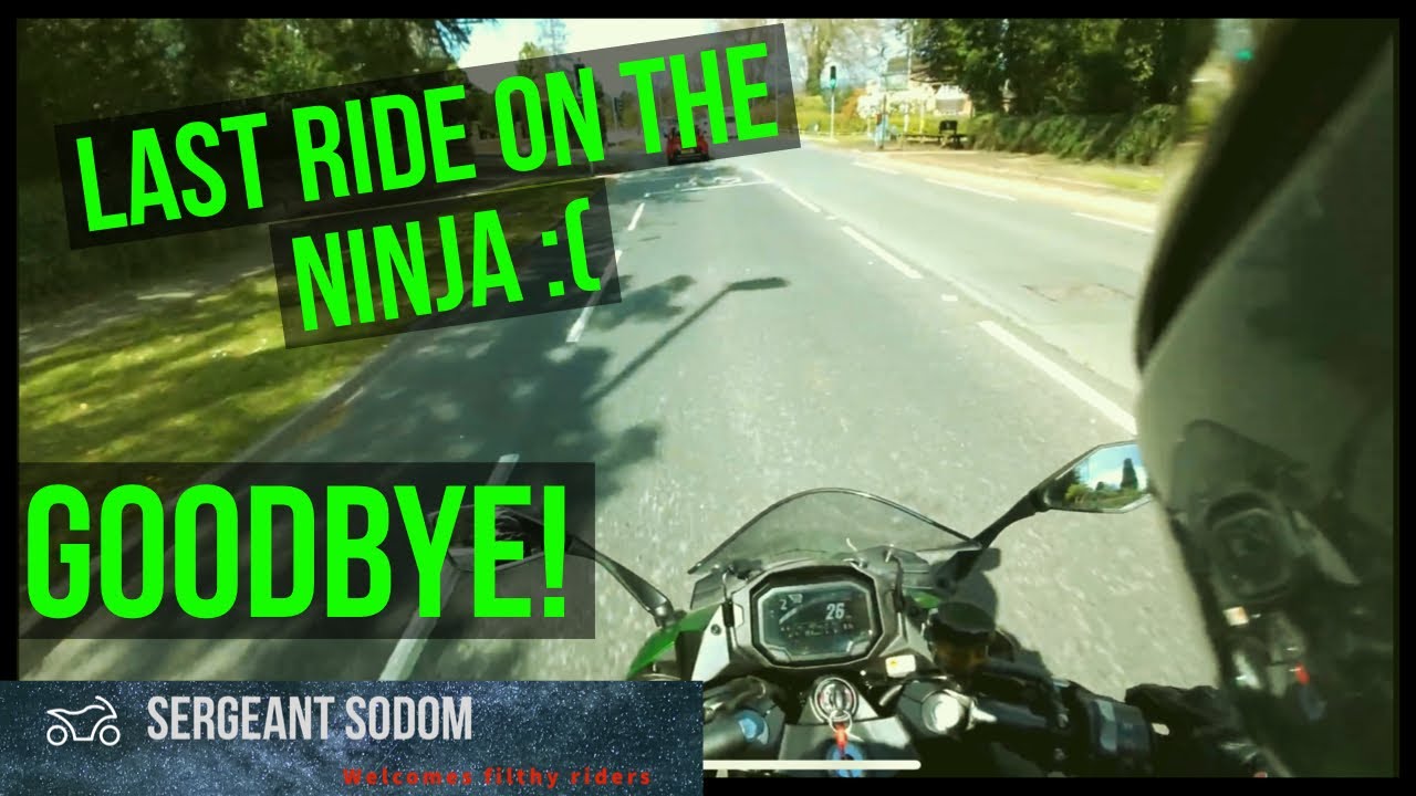 Final ride on the Ninja 1000... Goodbye Old Girl - YouTube