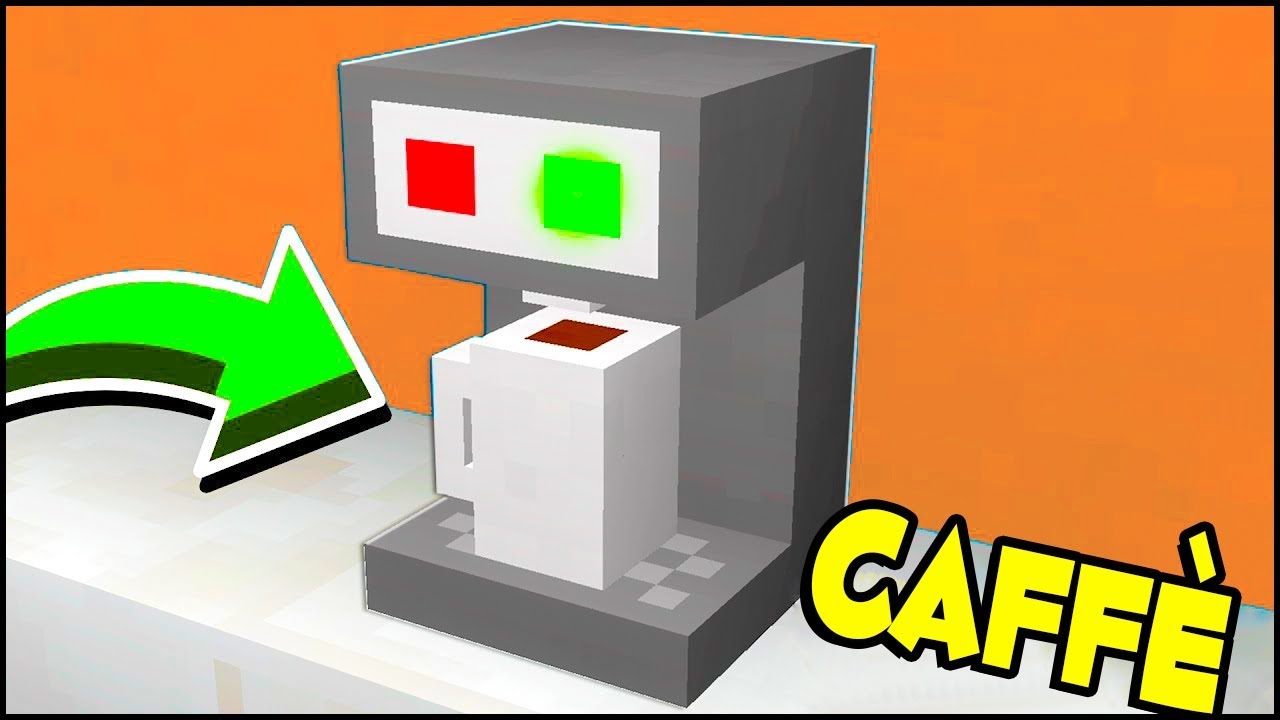 COME COSTRUIRE una MACCHINA del CAFFÈ senza MOD! Minecraft ITA - YouTube