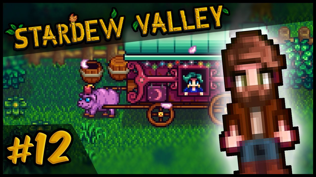 The Purple Pig | Let's Play Stardew Valley #12 | Stardew Valley ...