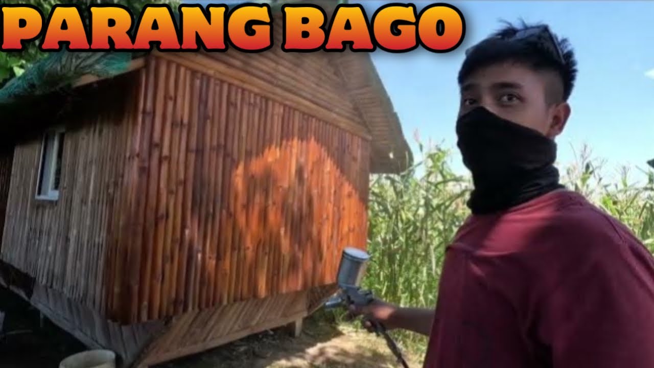 BAHAY KUBO: Nagmukhang Bago Dahil Nalinis at Barnish (PART 1) - YouTube