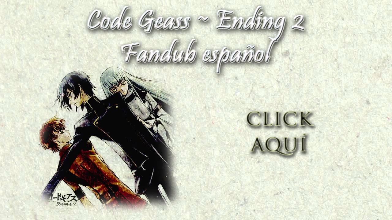 Code Geass Ending 2 ~ Mozaiku Kakera ~ Fandub Español - YouTube