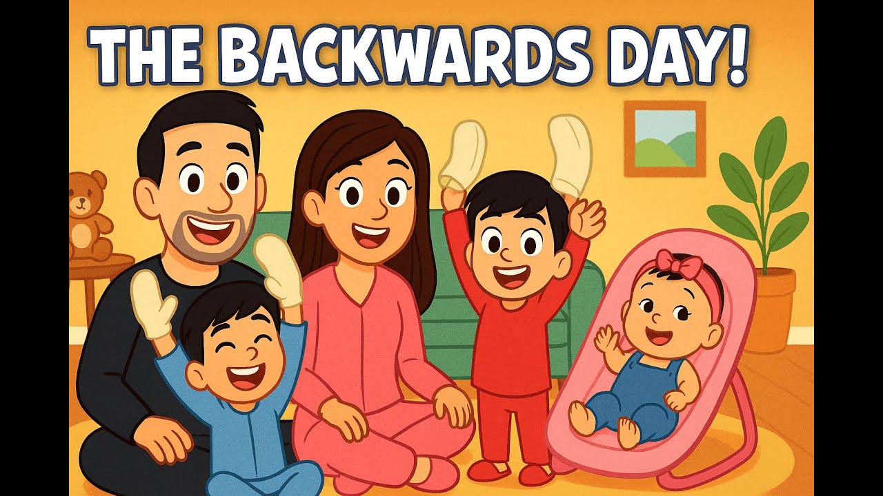 The Backwards Day Routine | Funny Moral Story for Kids - YouTube