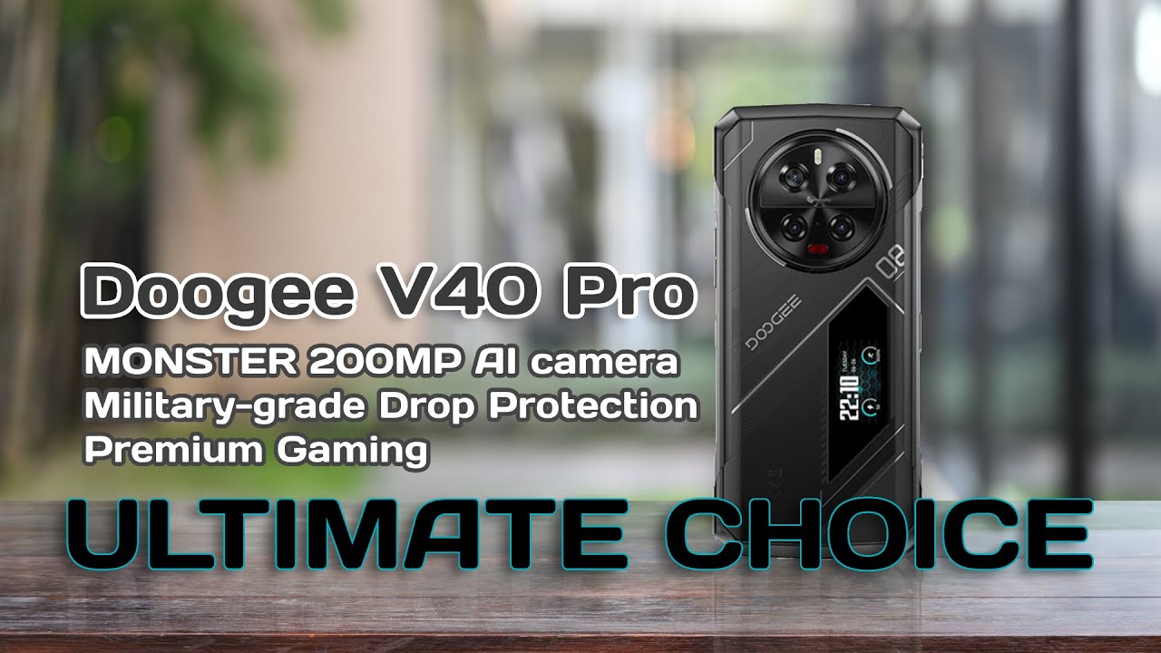 Doogee V40 Pro: INSANE 200MP Camera in a RUGGED BEAST?! 🔥📱 Premium ...