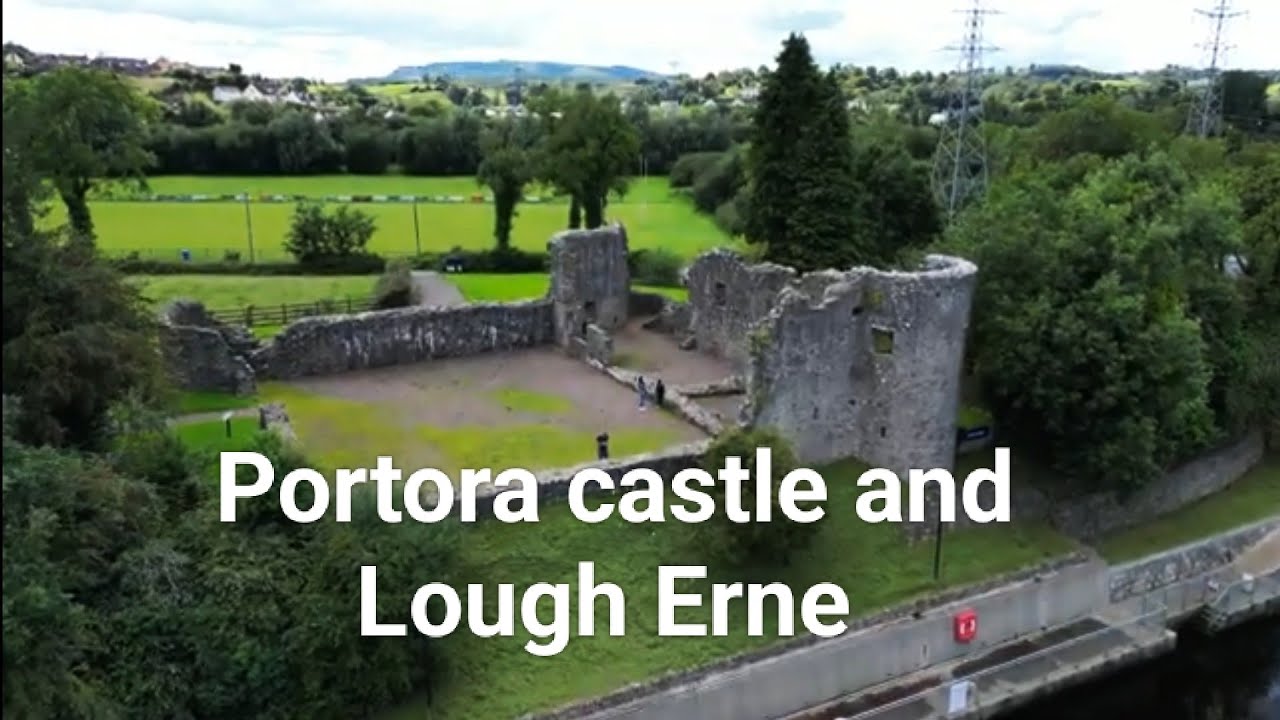PORTORA CASTLE, ENNISKILLEN, FERMANAGH, NORTHERN IRELAND, LOUGH ERNE ...