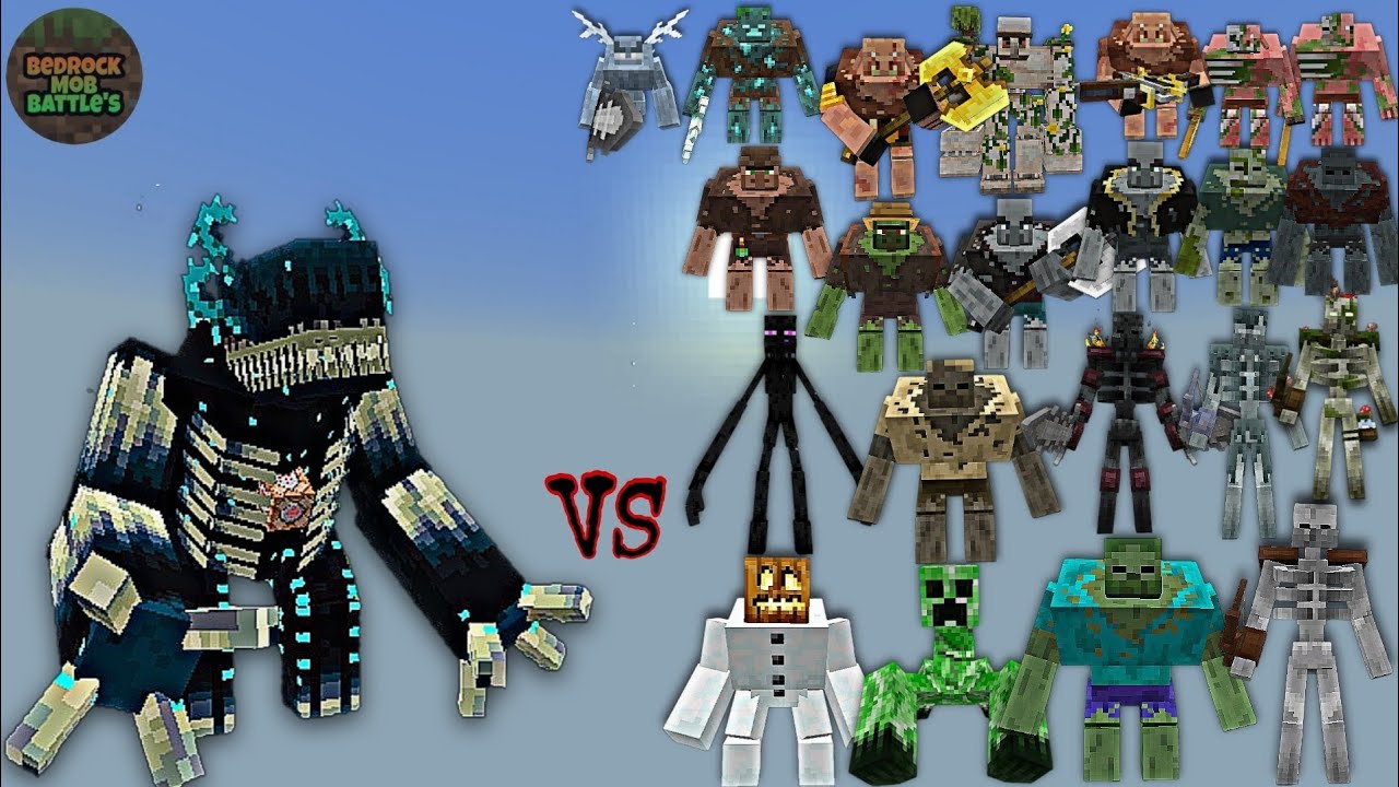Commanded Warden vs Mutant Creatures 4.0 | Minecraft Bedrock | Mob ...