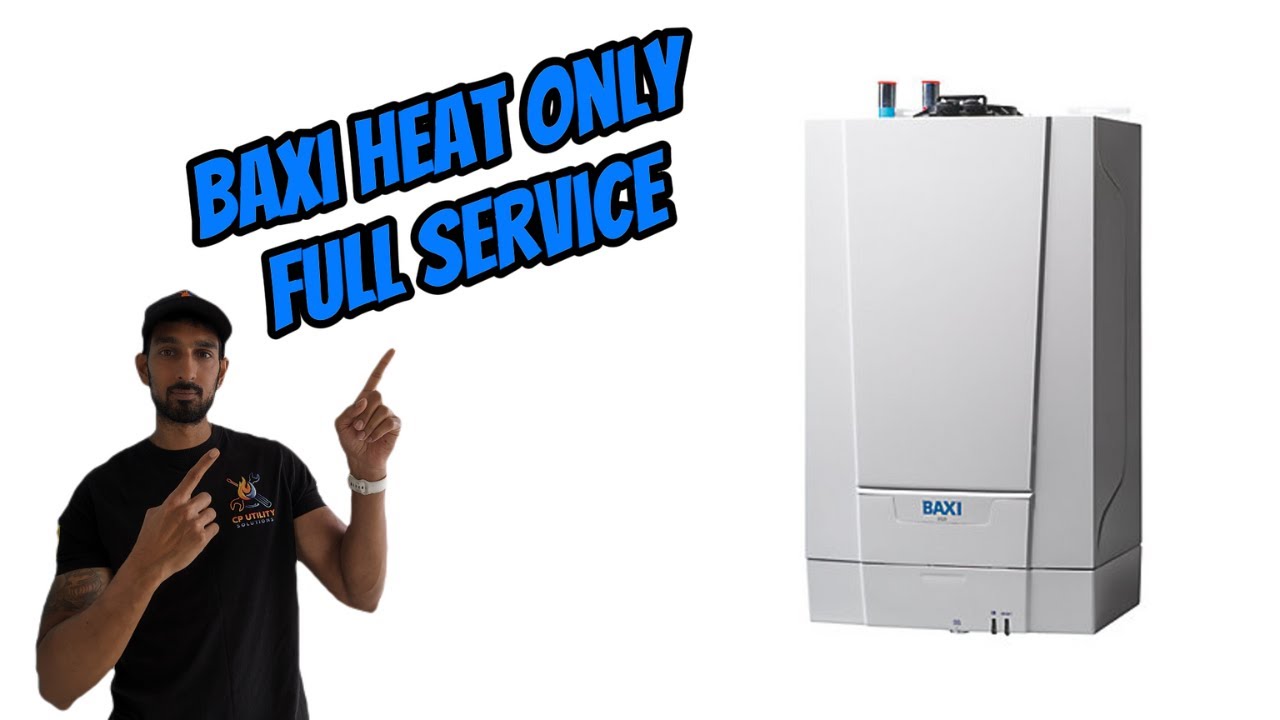 Baxi Heat Only Boiler Full Service YouTube