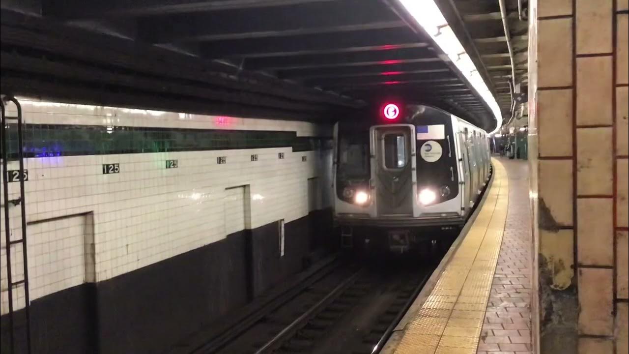 MTA NYCT Subways: IND R160A & R211A (A) & (C) Trains meets @ 125th Street - YouTube