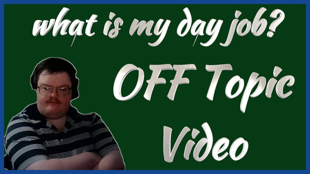 what is my day job? - YouTube
