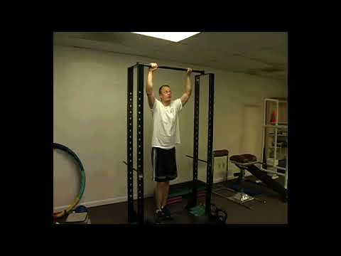 Doing a Dead Hang Pull Up Exercise - YouTube