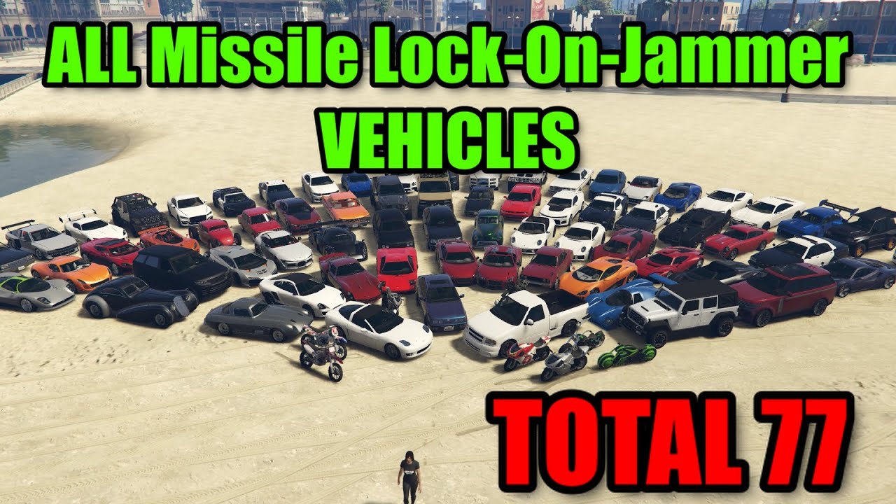 GTA5 Online Cars with Missile Lock-On-Jammer Option - YouTube