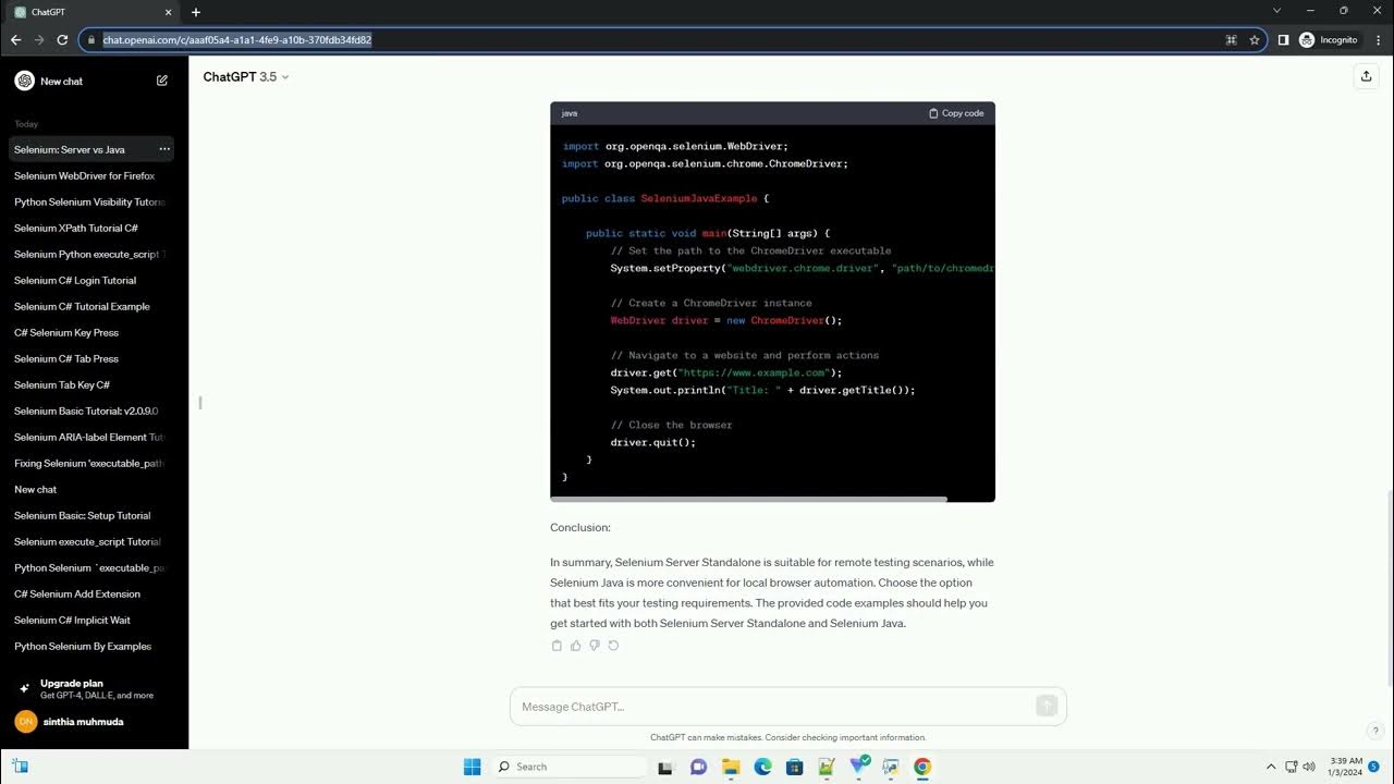 selenium server standalone vs selenium java - YouTube