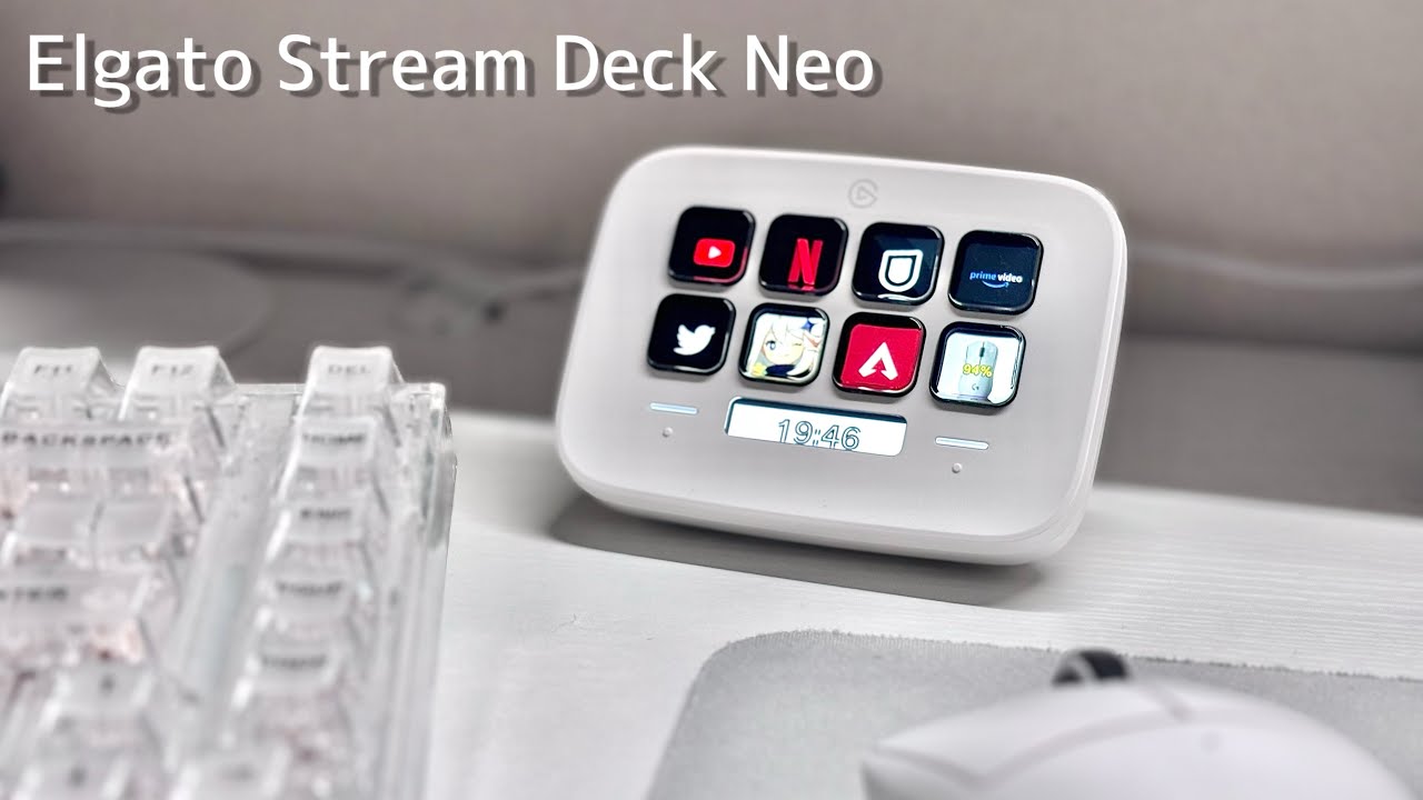 Elgato Stream Deck Neo 開封🤍 - YouTube