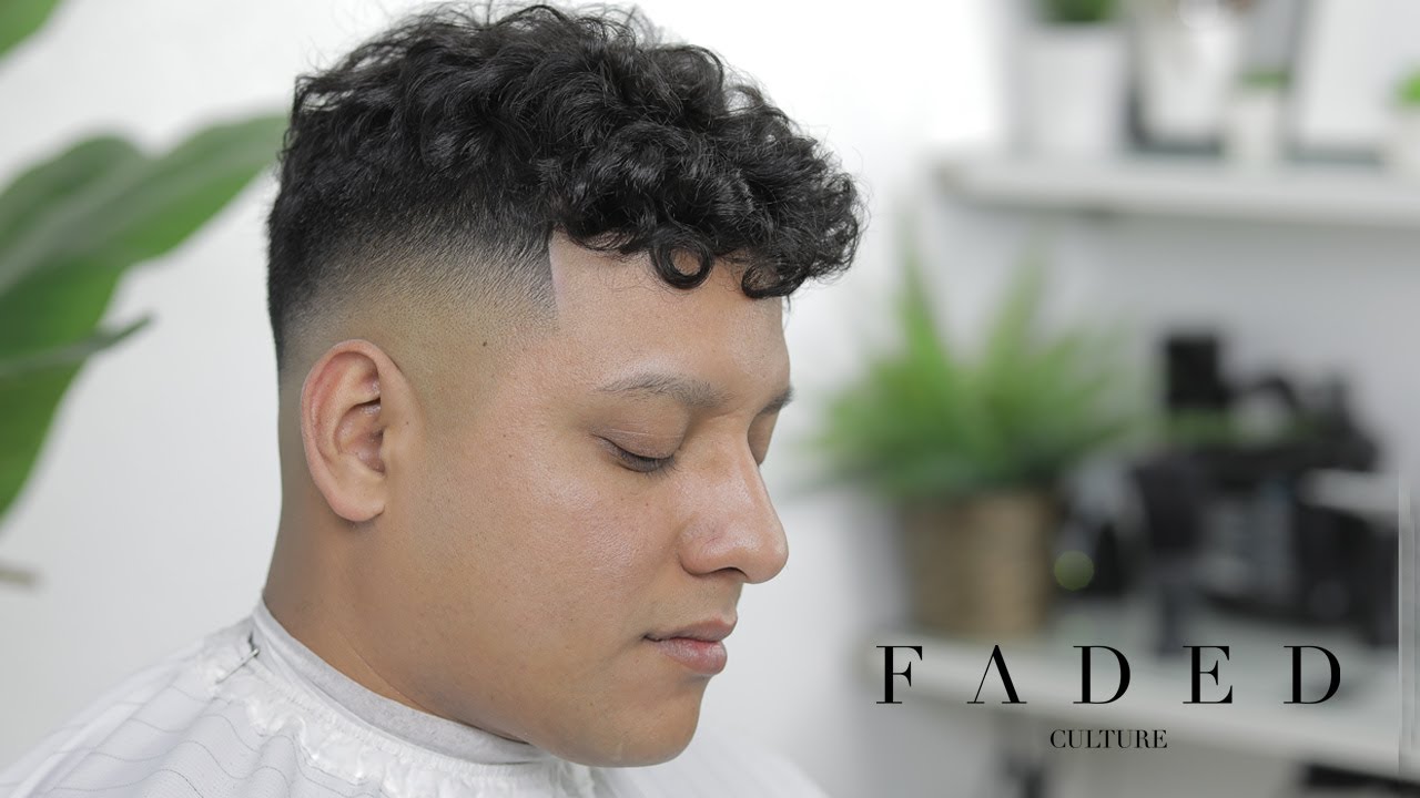 HOW TO DO A MID DROP BALD FADE W/ CURLS HAIRCUT!!! 2K20 - YouTube