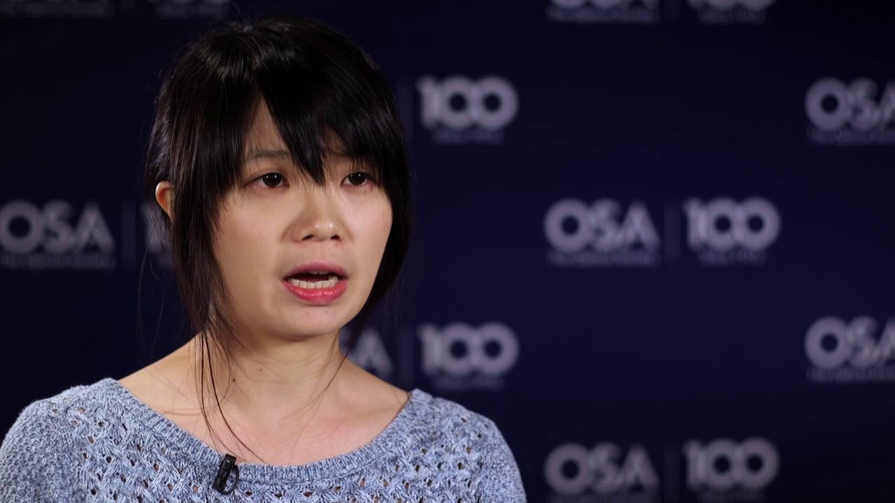 Tzu-Yu Wu talks about her work as an optical engineer--OSA Stories ...