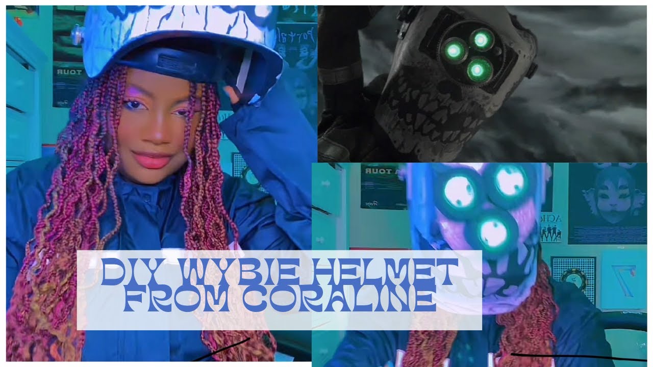 DIY Wybie Helmet from Coraline - YouTube