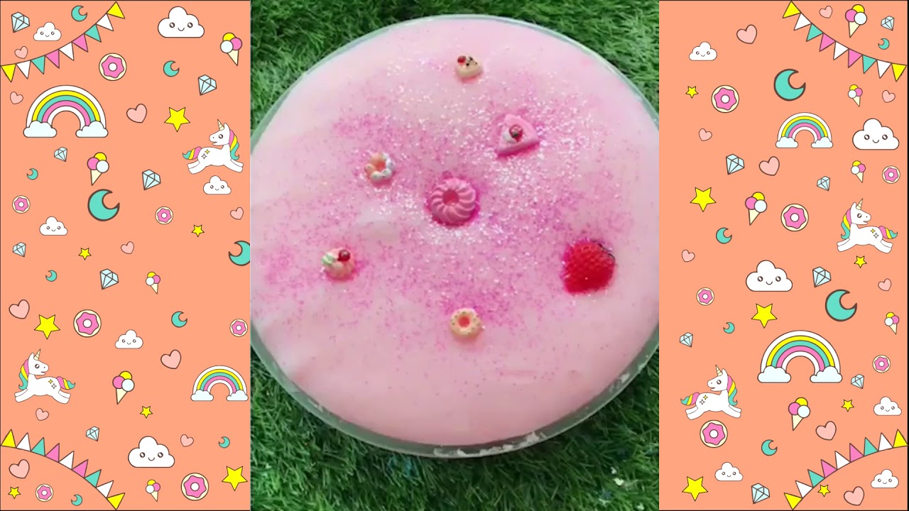 SUPER ULTRA SLIME pink 2 SATISFYING VIDEO - YouTube
